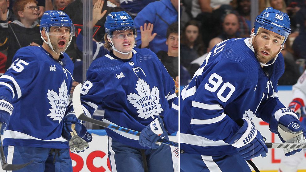 Ishockey: Svenskarna glänste i stjärnans Toronto-debut | SVT Sport