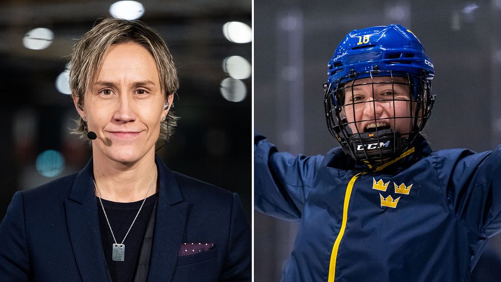 Ishockey: Maria Rooth om Hilda Svensson: ”Unik begåvning” | SVT Sport
