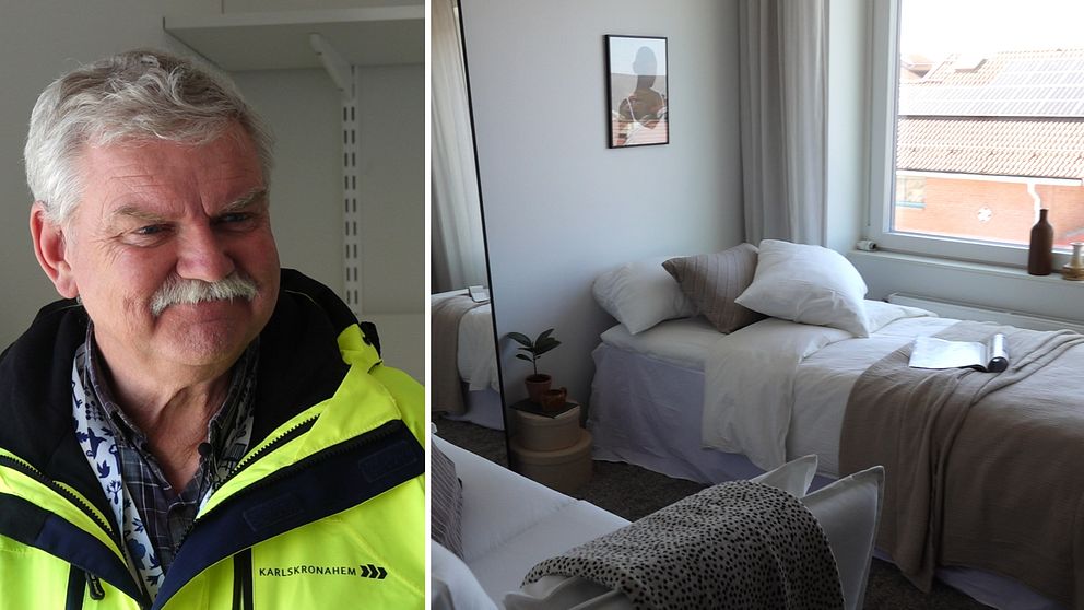 Följ med in i Karlskronas allra nyaste studenthem | SVT Nyheter