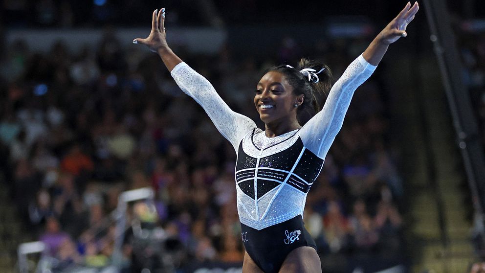 Gymnastik: Simone Biles tillbaka efter två år – vann direkt i Chicago ...