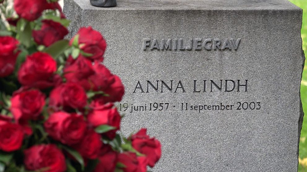 Finansborgarrådet Wanngård (S) hedrade Anna Lindh på 20-årsdagen efter Lindhs död | SVT Nyheter