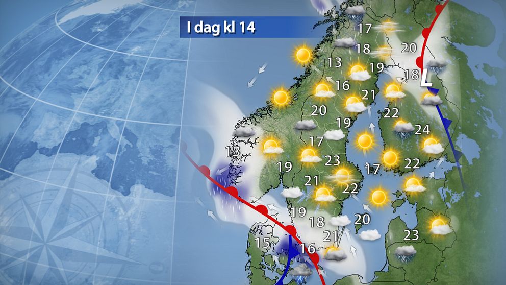 Allsidiga väderutsikter | SVT Nyheter