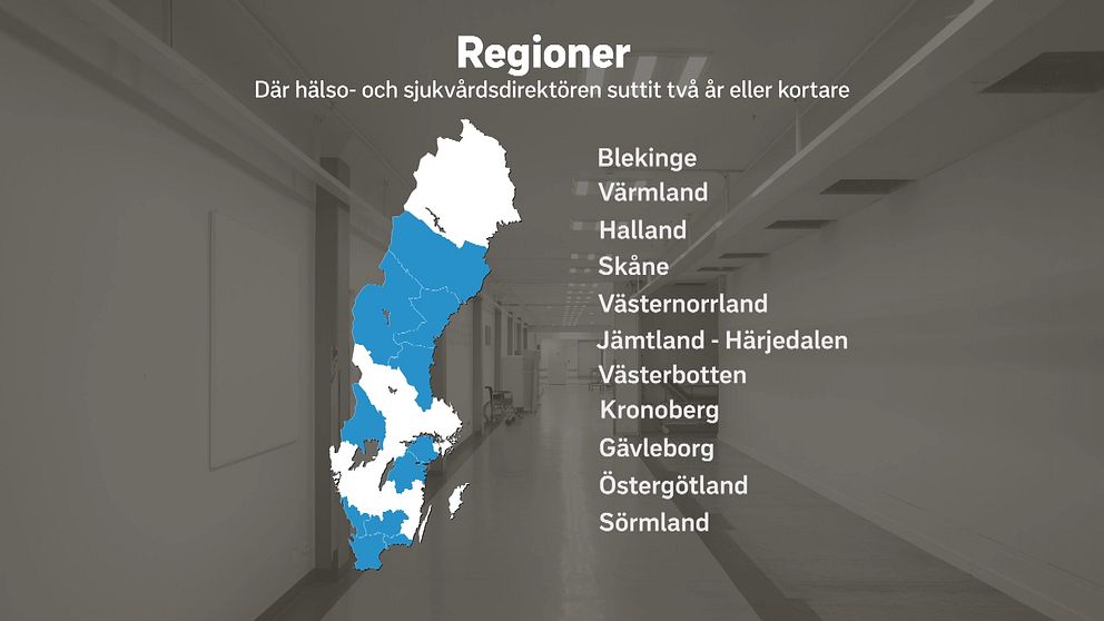 Hälften av cheferna som ska styra vården slutar – efter högst två år ...