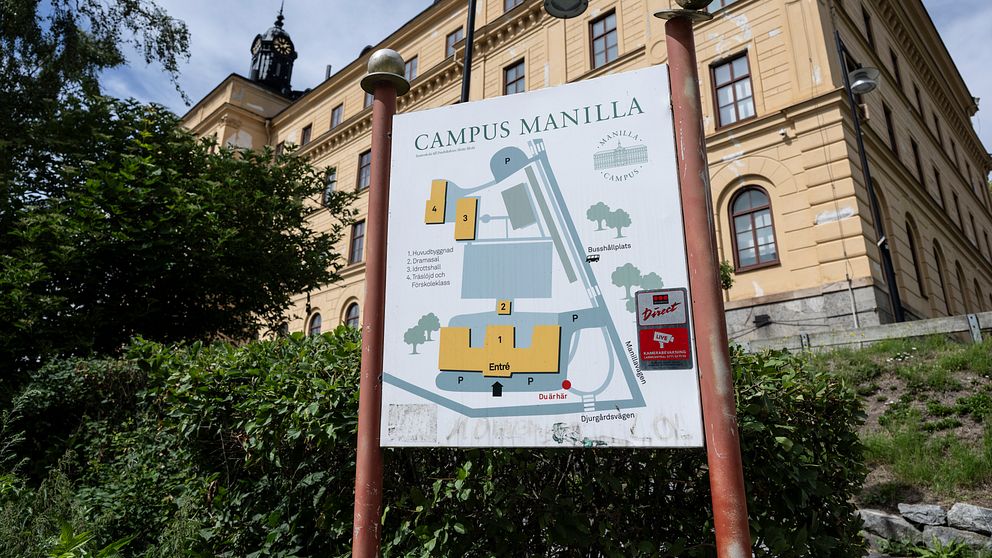 För kallt på Campus Manilla – högstadieelever hemskickade | SVT Nyheter