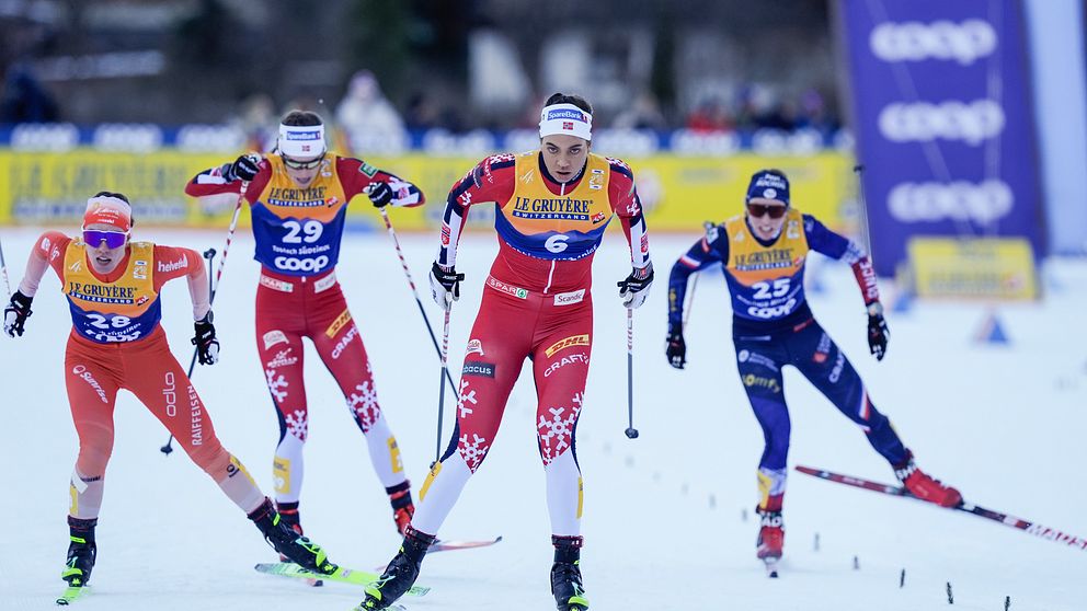Längdskidor: Kristine Stavås Skistad vann första etappen av Tour de Ski ...