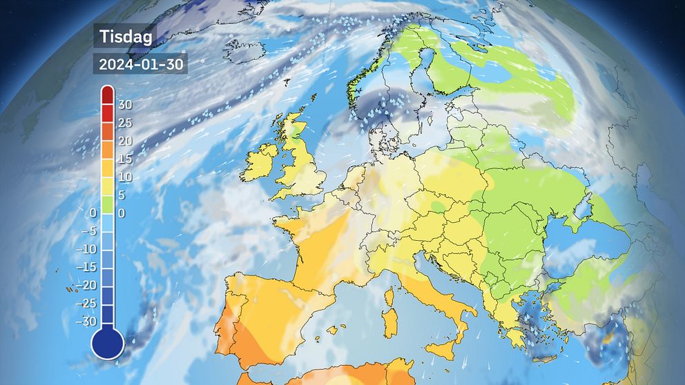Väderprognos för Nord%C3%B6leden | SVT Nyheter
