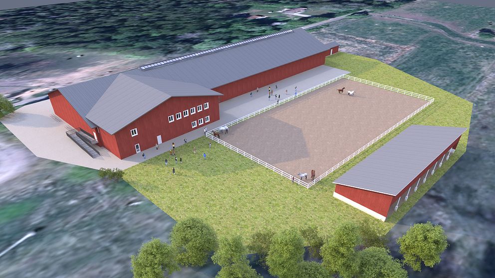 Folkatorps ridskola får ny ridanläggning | SVT Nyheter