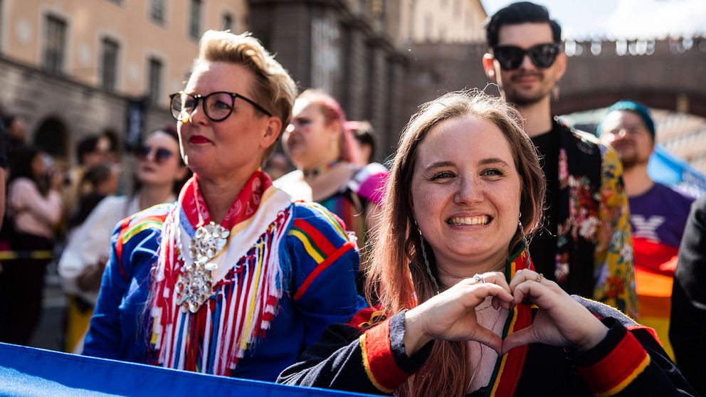 Bara kärlek till Sápmi under Pride: ”Rider på adrenalinvågen ...
