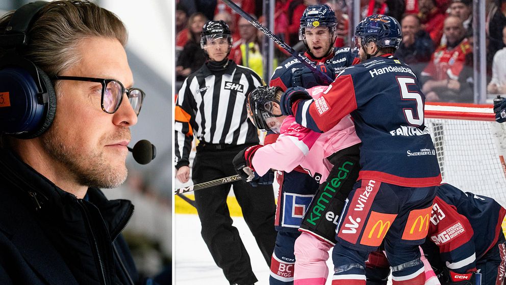 Ishockey: Jonas Anderssons kritik: ”Bara fokus på den som tacklar” | SVT Sport