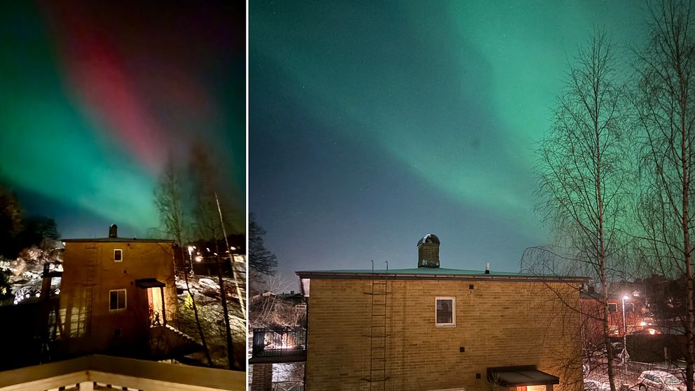 Kraftig solstorm bakom norrsken i Västsverige | SVT Nyheter
