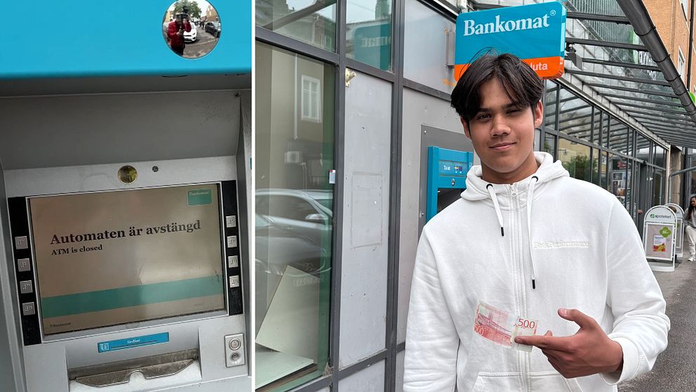 Bankomater utan sedlar – det beror problemen på | SVT Nyheter