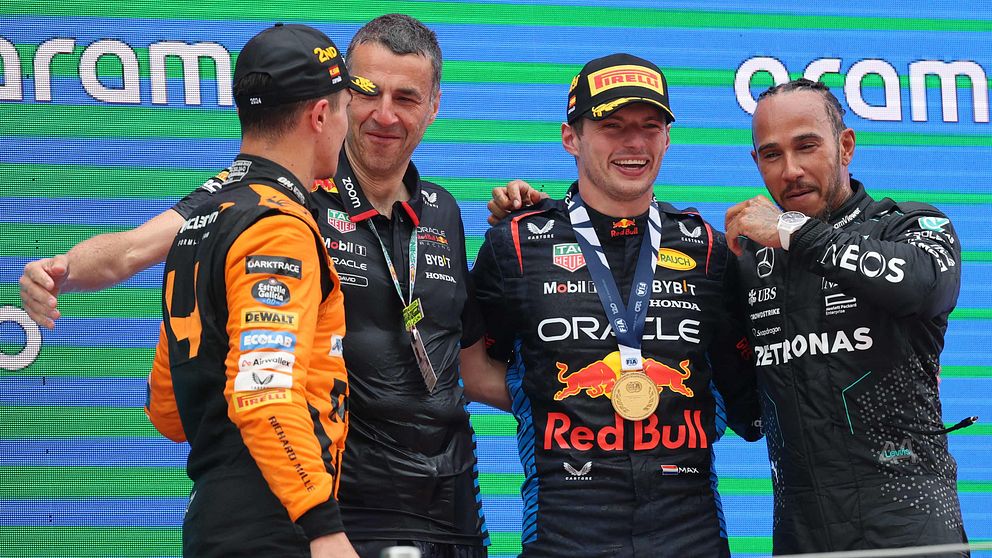Formel 1: Hamilton tillbaka på pallen när Verstappen vann | SVT Sport