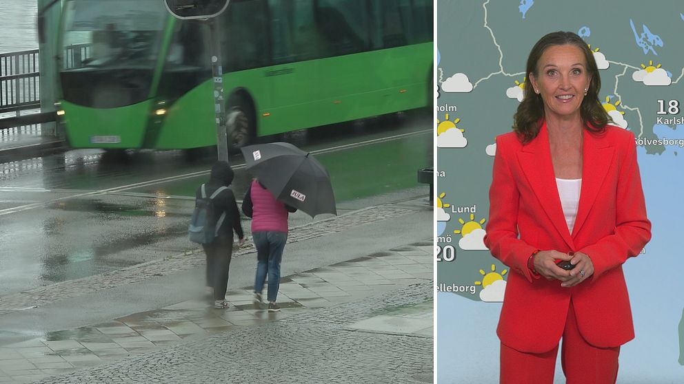 Regn och blåst – SVT:s meteorolog Pia Hultgren reder ut om sommarvädret ...