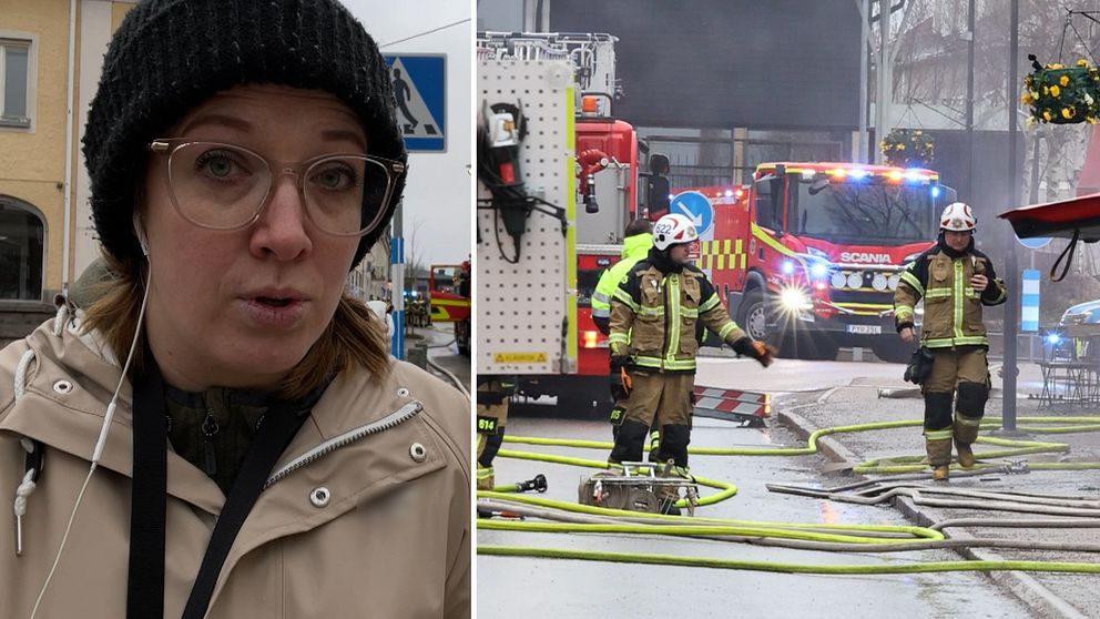 Butiksägarens vän efter branden i Mellerud: ”Oroligt” | SVT Nyheter