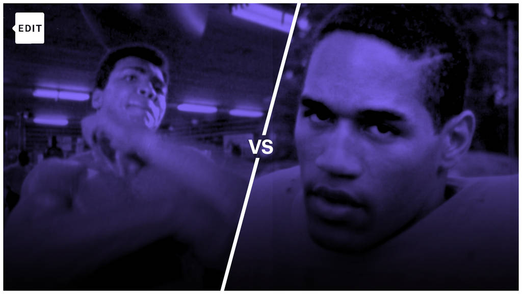 Edit: Kortformat – Sport och politik: Muhammad Ali vs O.J. Simpson ...