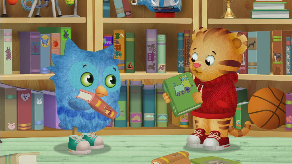 Daniel Tigers kvarter – Daniel hjälper Ho att berätta saga | SVT Play