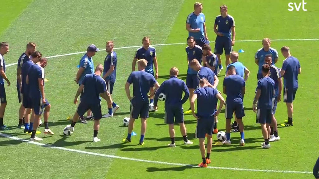 FIFA Fotbolls-VM 2018: Sveriges träning – Avsnitt 9 | SVT Play