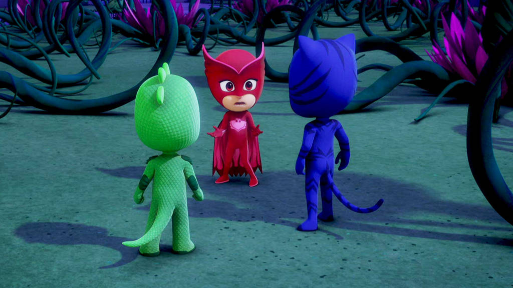 Pyjamashjältarna – Ugglis och månblomman | SVT Play