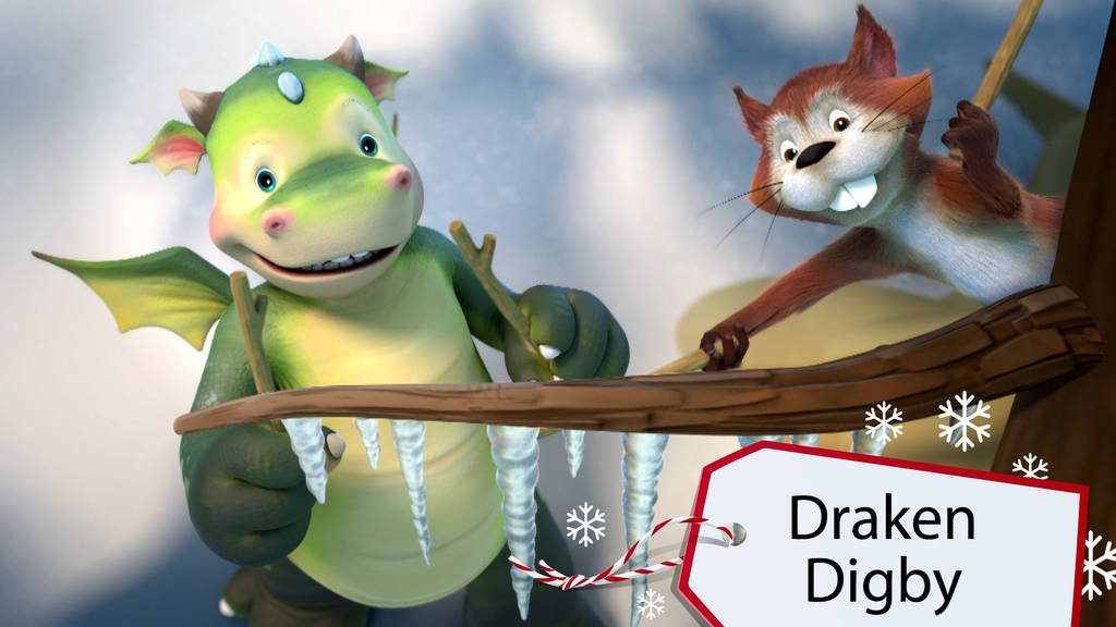 Draken Digby – En snöig inbjudan | SVT Play