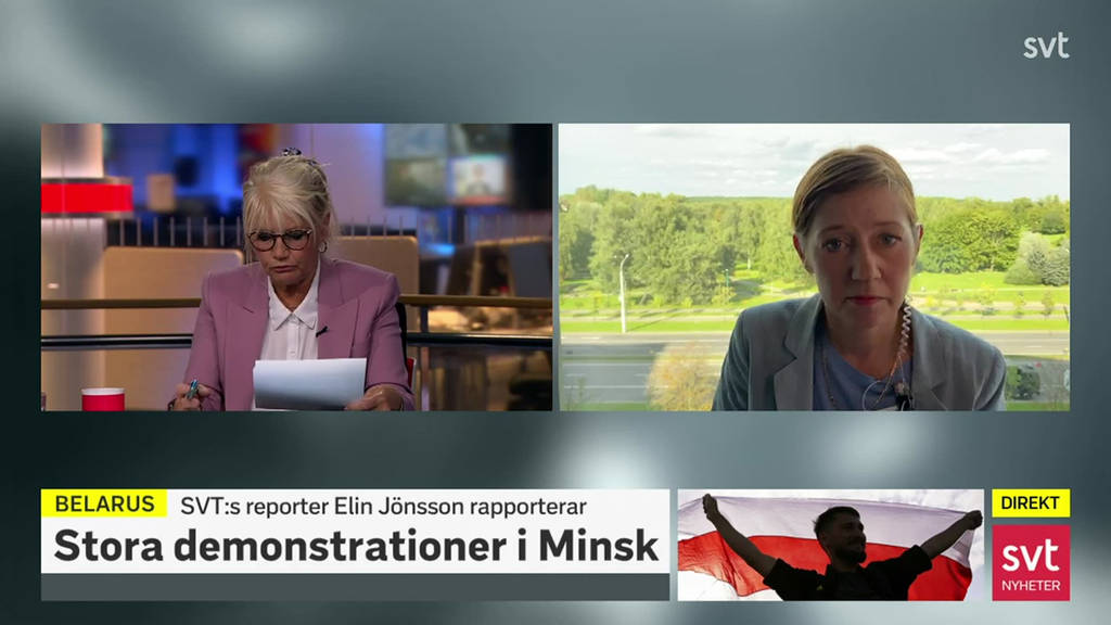 Nyheter Direkt – Nya demonstrationer i Belarus | SVT Play