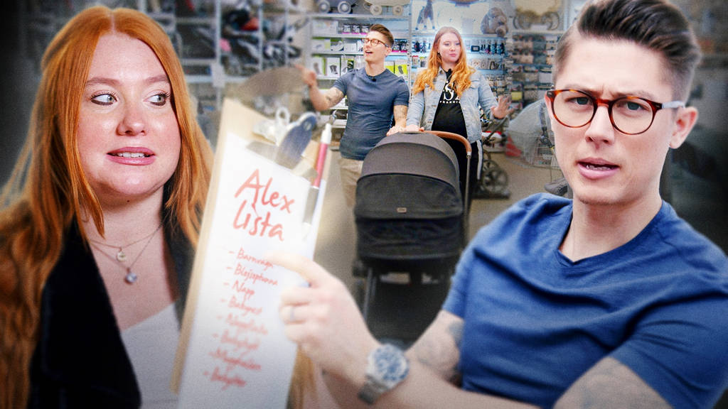 Alex och Carro – Hur mycket saker behöver en bebis? | SVT Play