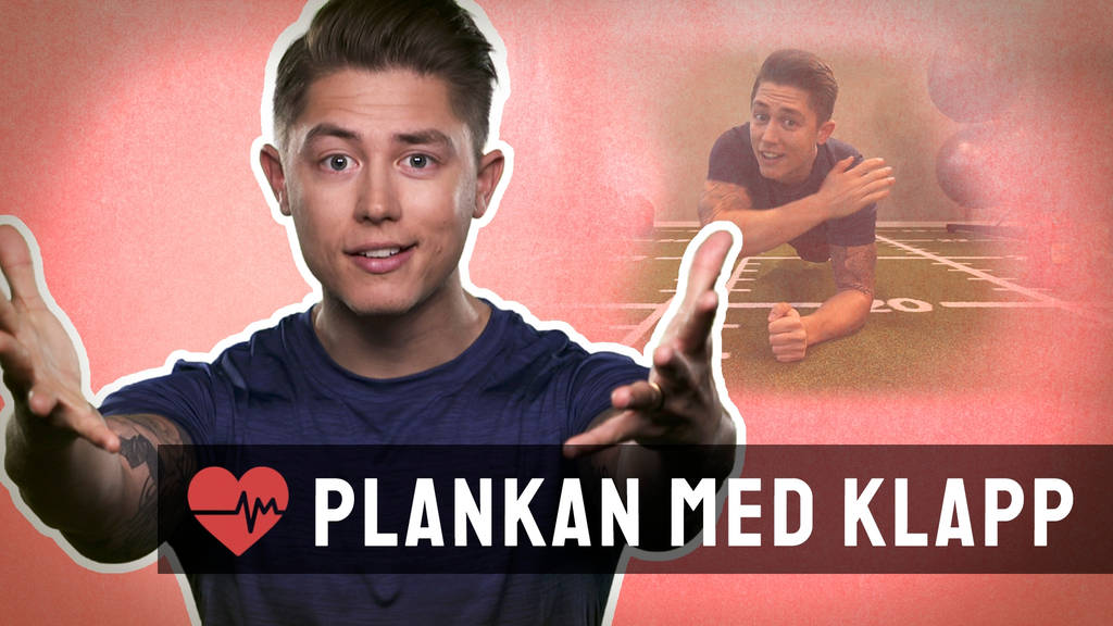 Alex träning – Plankan med klapp | SVT Play