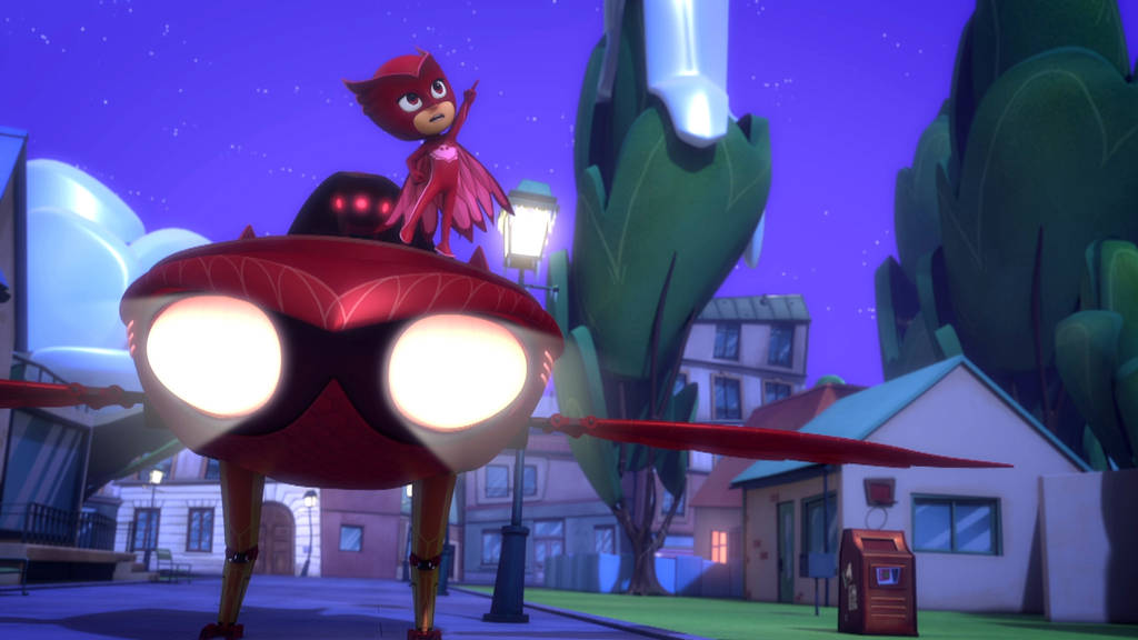 Pyjamashjältarna – Ugglis ute på hal is | SVT Play