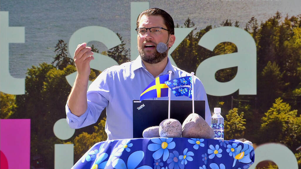 Almedalen Partiledartal Tal Av Jimmie Åkesson Sd Svt Play
