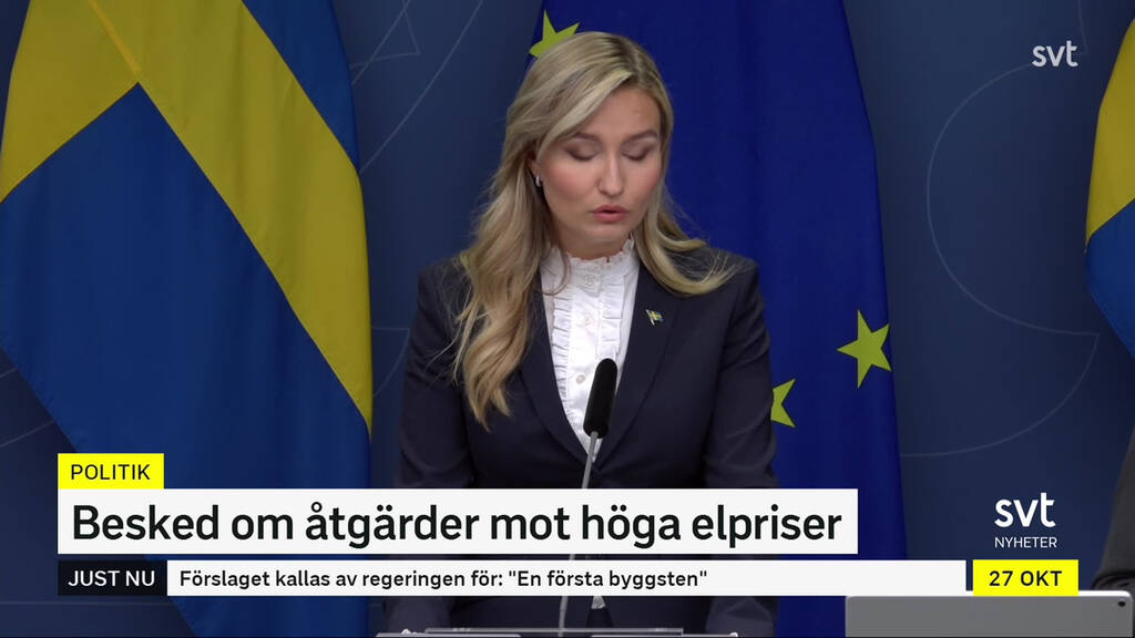 Nyheter Direkt Regeringens Pressträff Om Energipriserna Svt Play