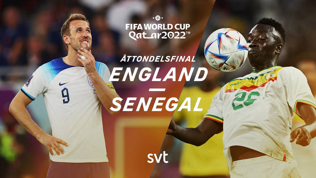 FIFA Fotbolls-VM 2022 – England-Senegal | SVT Play
