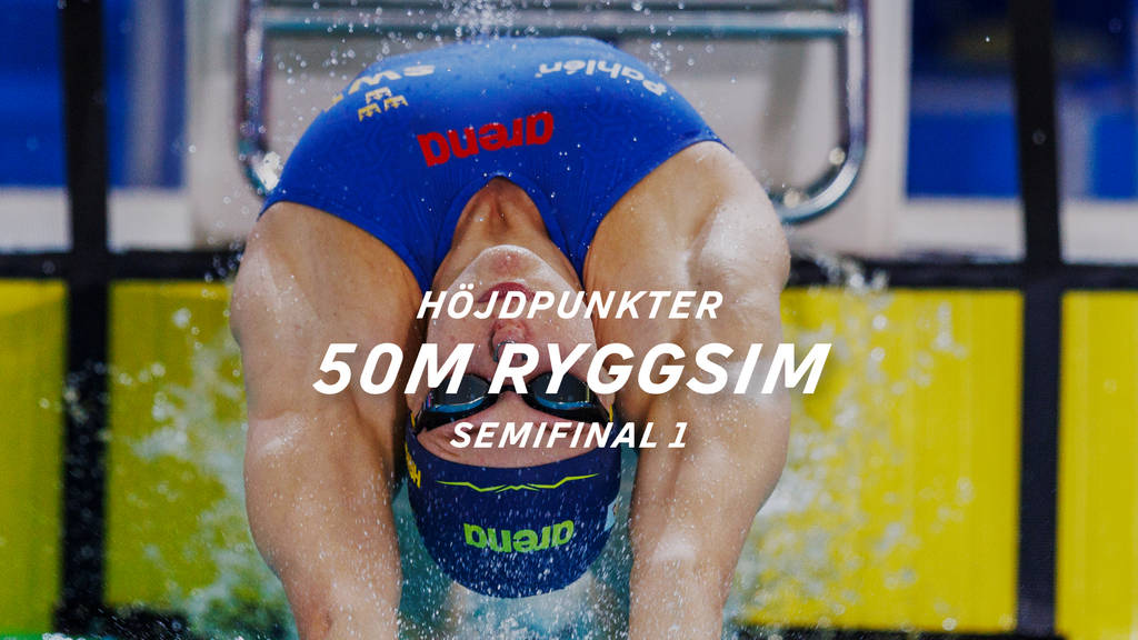 Simning: Höjdpunkter – Louise Hansson: 50m ryggsim 15/12 | SVT Play