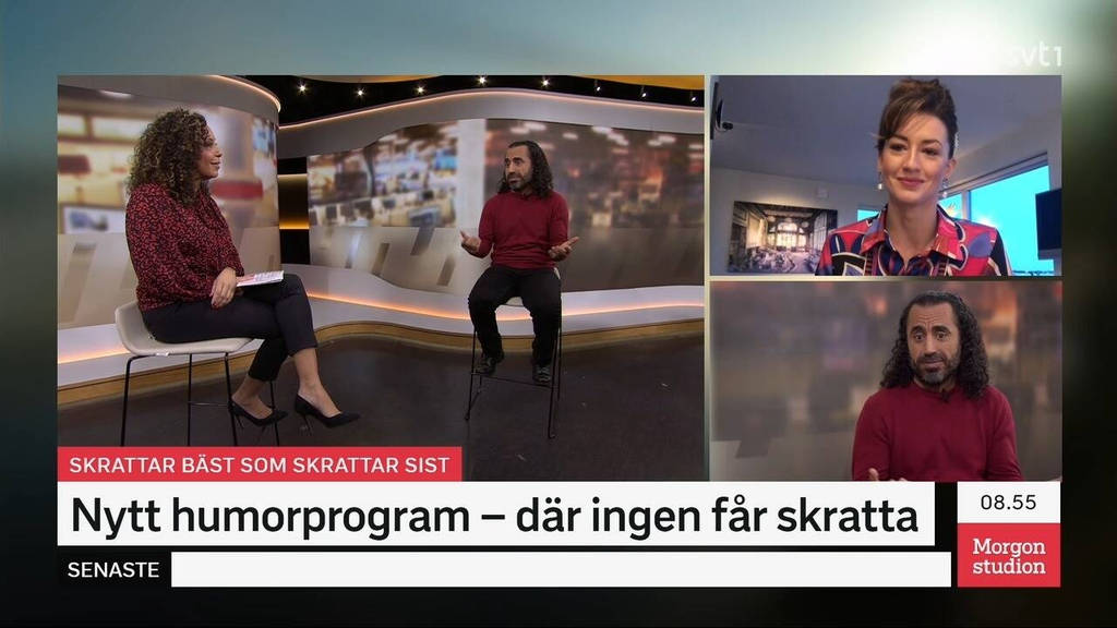Morgonstudion – Avsnitt 258 – Nytt humorprogram – Komiker försöker få ...