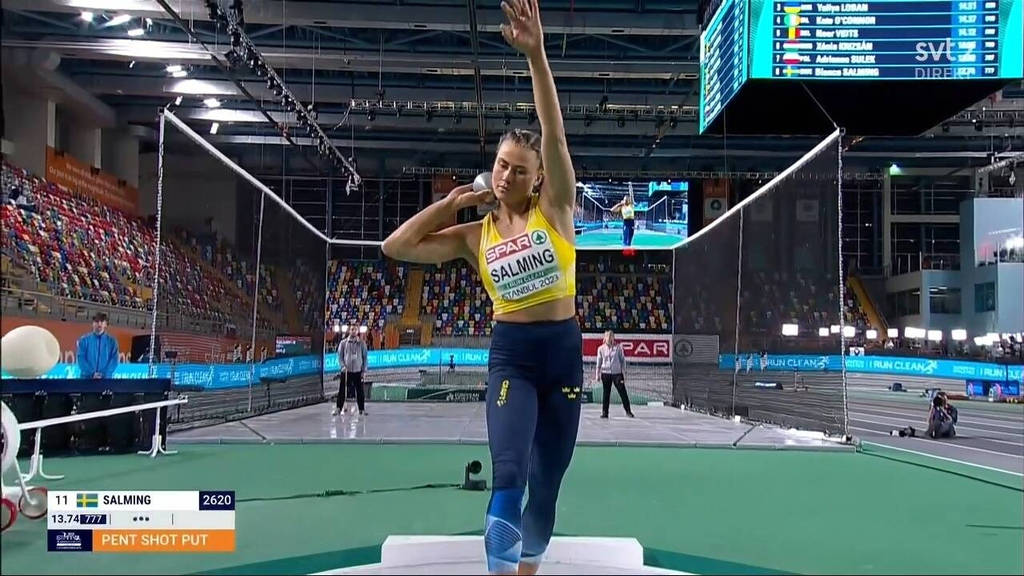 Friidrott: Inomhus-EM – Igår 06:55 – Kula, femkamp (d) - Bianca Salming ...