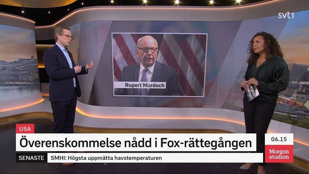 Morgonstudion – Avsnitt 78 – Förlikning nådd mellan Fox News och ...
