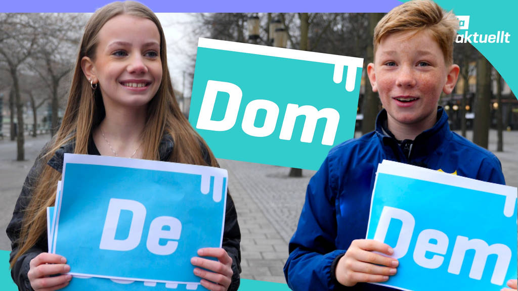 Lilla Aktuellt – De dem eller dom? | SVT Play