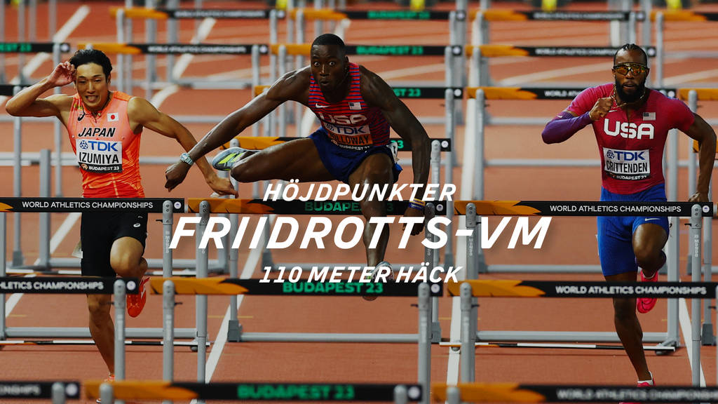 Friidrott: Höjdpunkter – Friidrotts-VM: 110 m häck (h) - final 21/8 ...