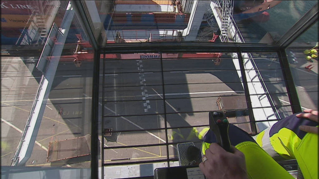 Stora maskiner – Containerkran | SVT Play