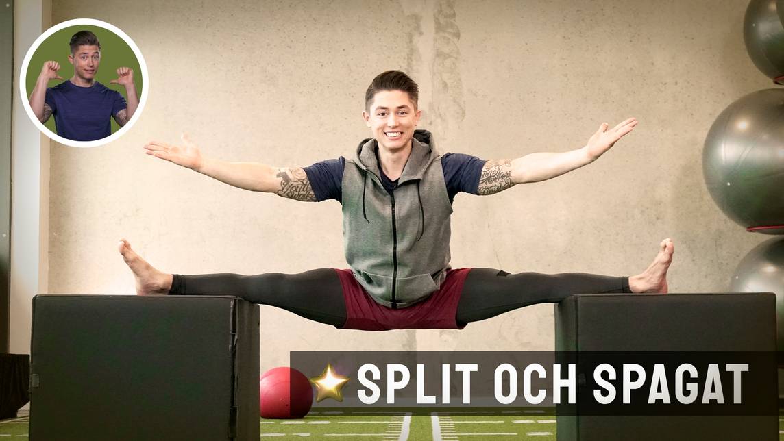 Alex träning – Split och spagat | SVT Play