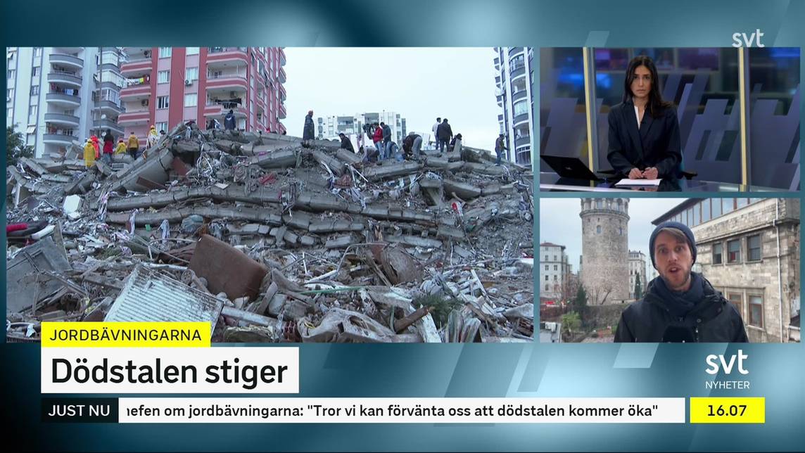 SVT Nyheter Direkt – Stigande dödssiffror efter jordskalven | SVT Play