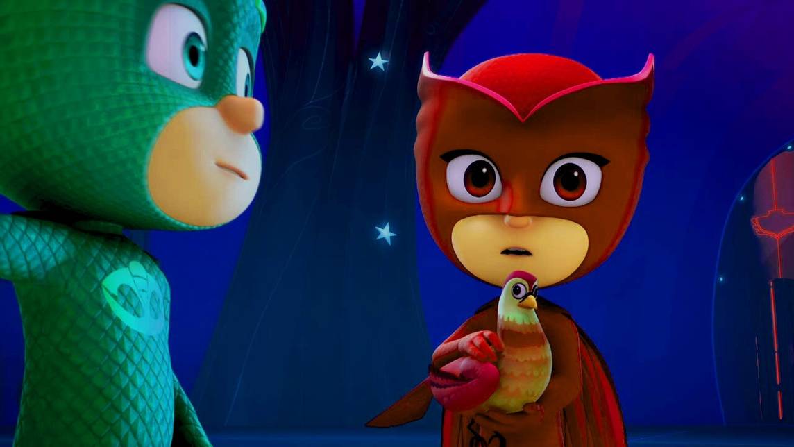 Pyjamashjältarna – Ugglis bevingade vän | SVT Play