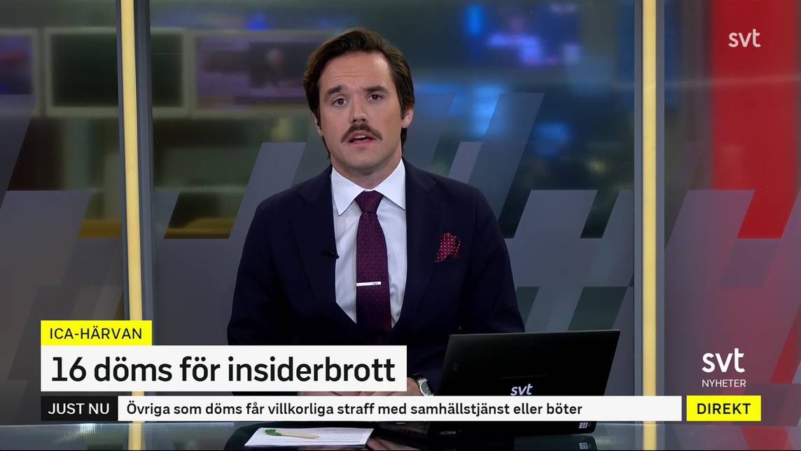SVT Nyheter Direkt – 16 döms för insiderbrott inom ICA | SVT Play
