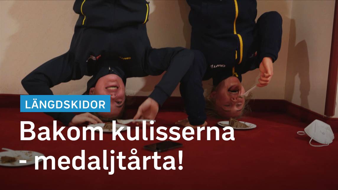 Längdskidor: JVM – Bakom kulisserna - medaljtårta! | SVT Play