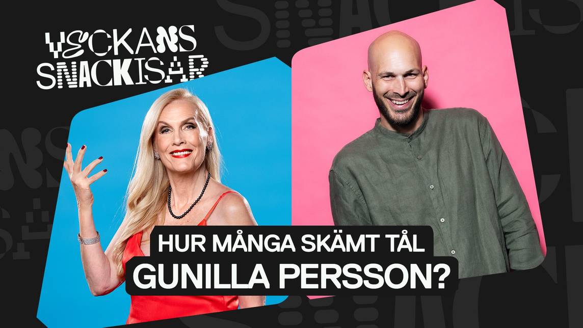 Veckans snackisar – Hur många skämt tål Gunilla Persson? | SVT Play