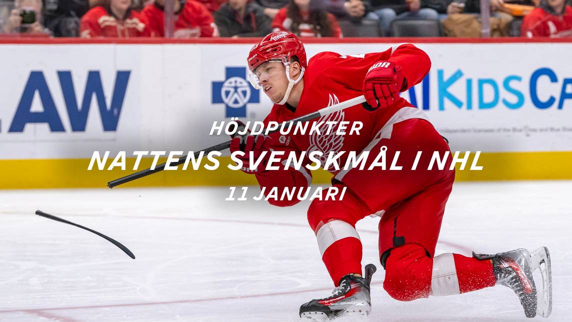 NHL: Höjdpunkter – 11 januari: Se nattens svenskmål i NHL | SVT Play