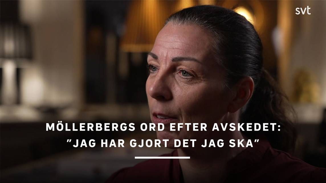 SVT Sport: Reportage och klipp – Andrea Möllerbergs ord efter avskedet ...