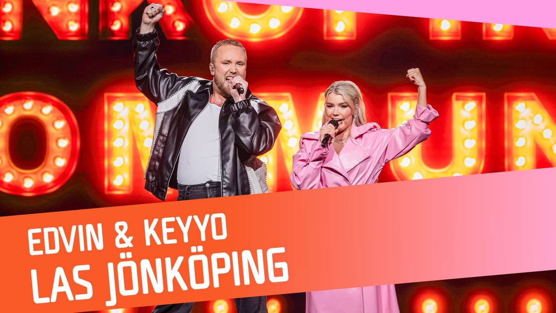 Melodifestivalen – Öppningsnummer: Edvin & Keyyo – Las Jönköping | SVT Play