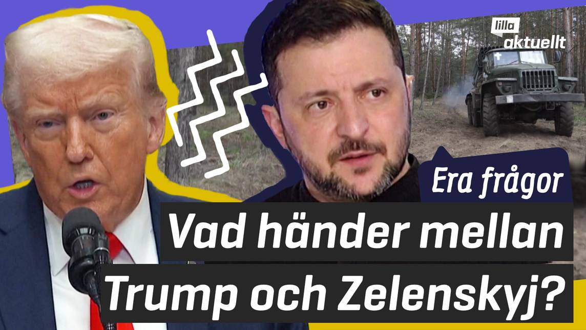 Lilla Aktuellt & Lilla Aktuellt skola – Trump pausar vapenstödet till ...