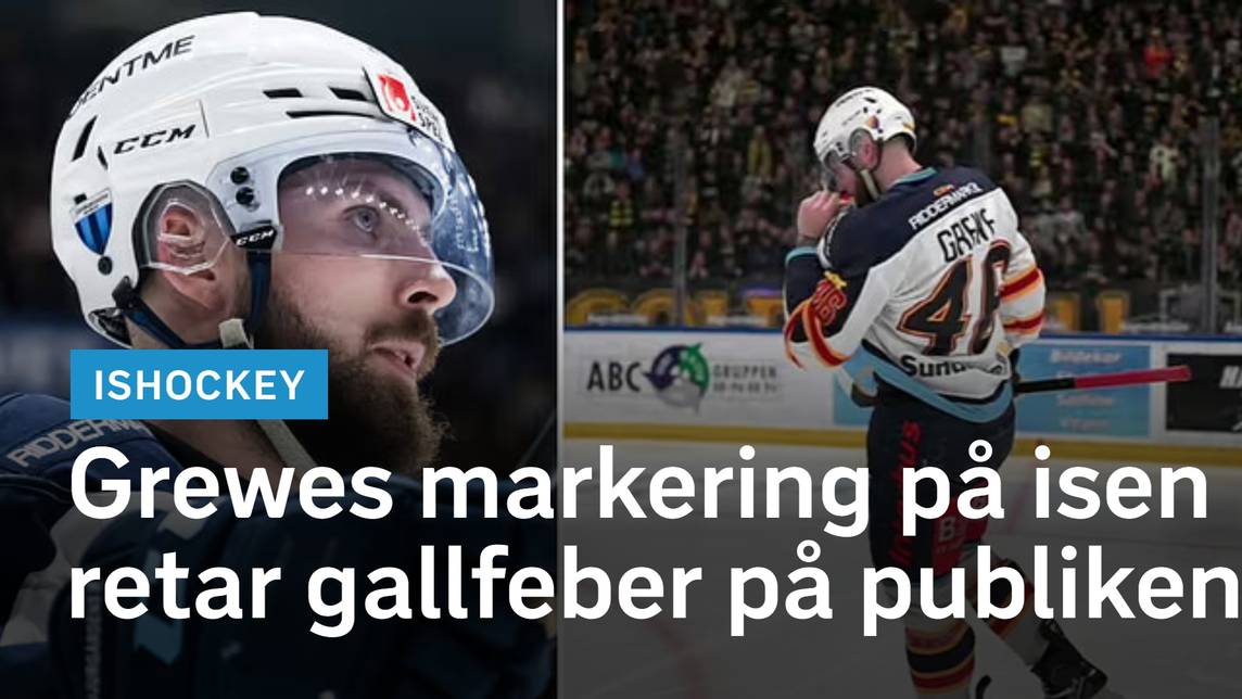 SVT Sport: Reportage och klipp – Grewes markering på isen retar ...