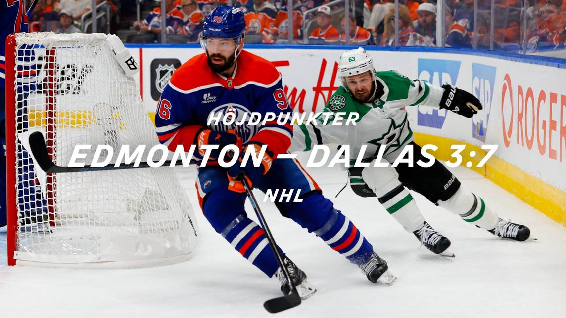 NHL: Höjdpunkter – Edmonton–Dallas 3:7 | SVT Play