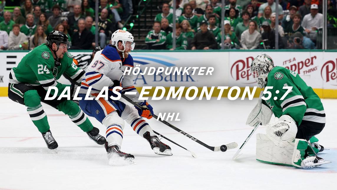 NHL: Höjdpunkter – Dallas–Edmonton 5:7 | SVT Play